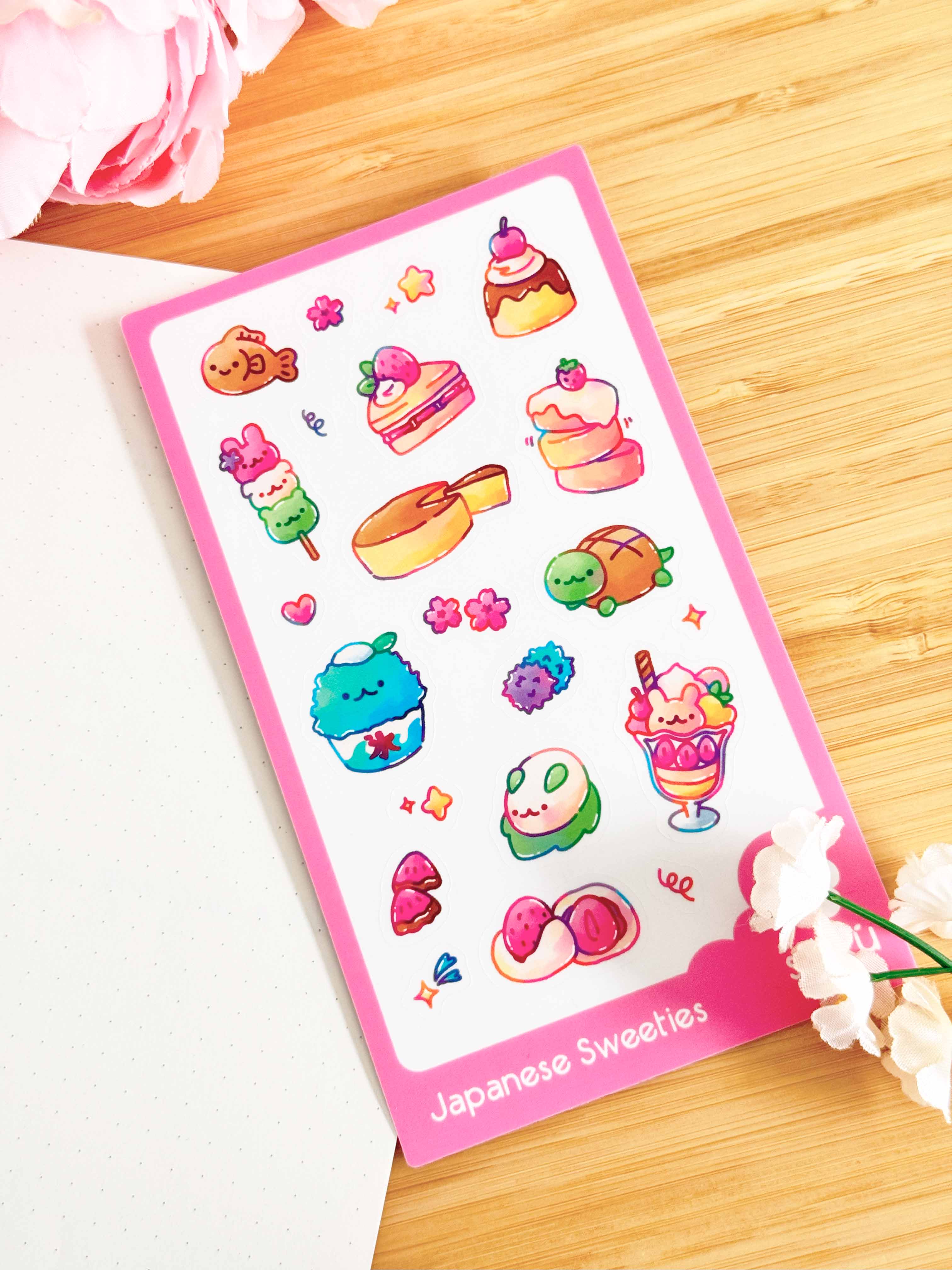 Japanese Sweeties Sticker Sheet – Shiku Designs