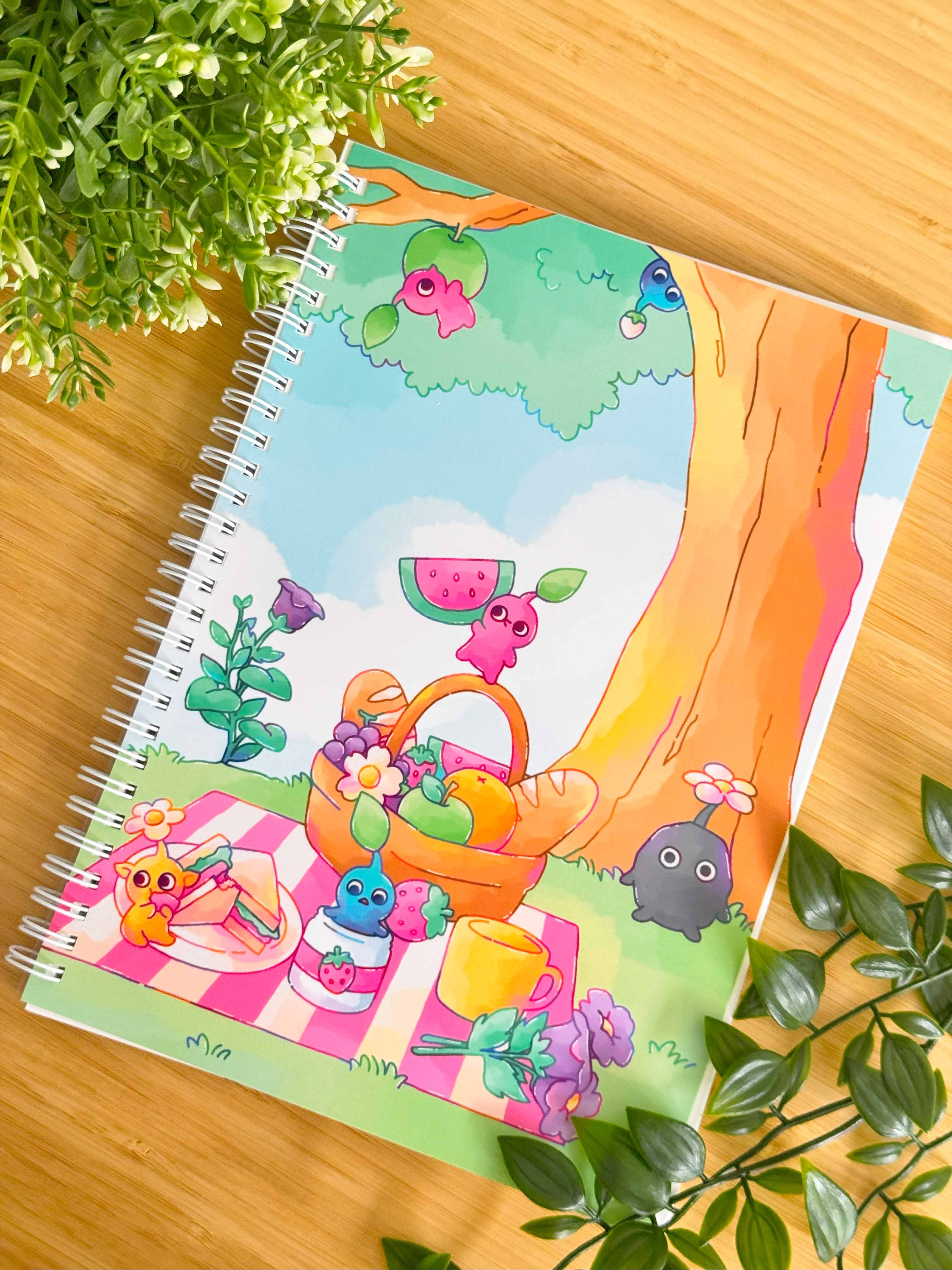 Pikmin Picnic Reusable Sticker Book – Shiku Designs